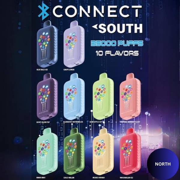 South Connect By North 35K Puffs Phone Vape Disposable – $9.25 ...