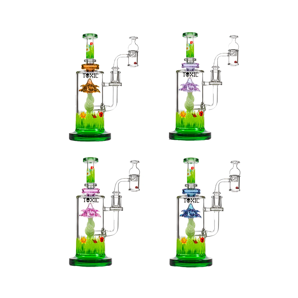MKGlass TX89 Toxic Wild Flower Water Pipe Kit – $66.75 – eLiquid.com